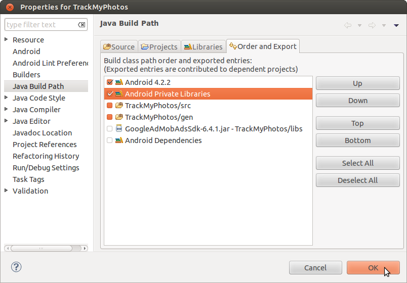 How to export android studio project to email - apmas